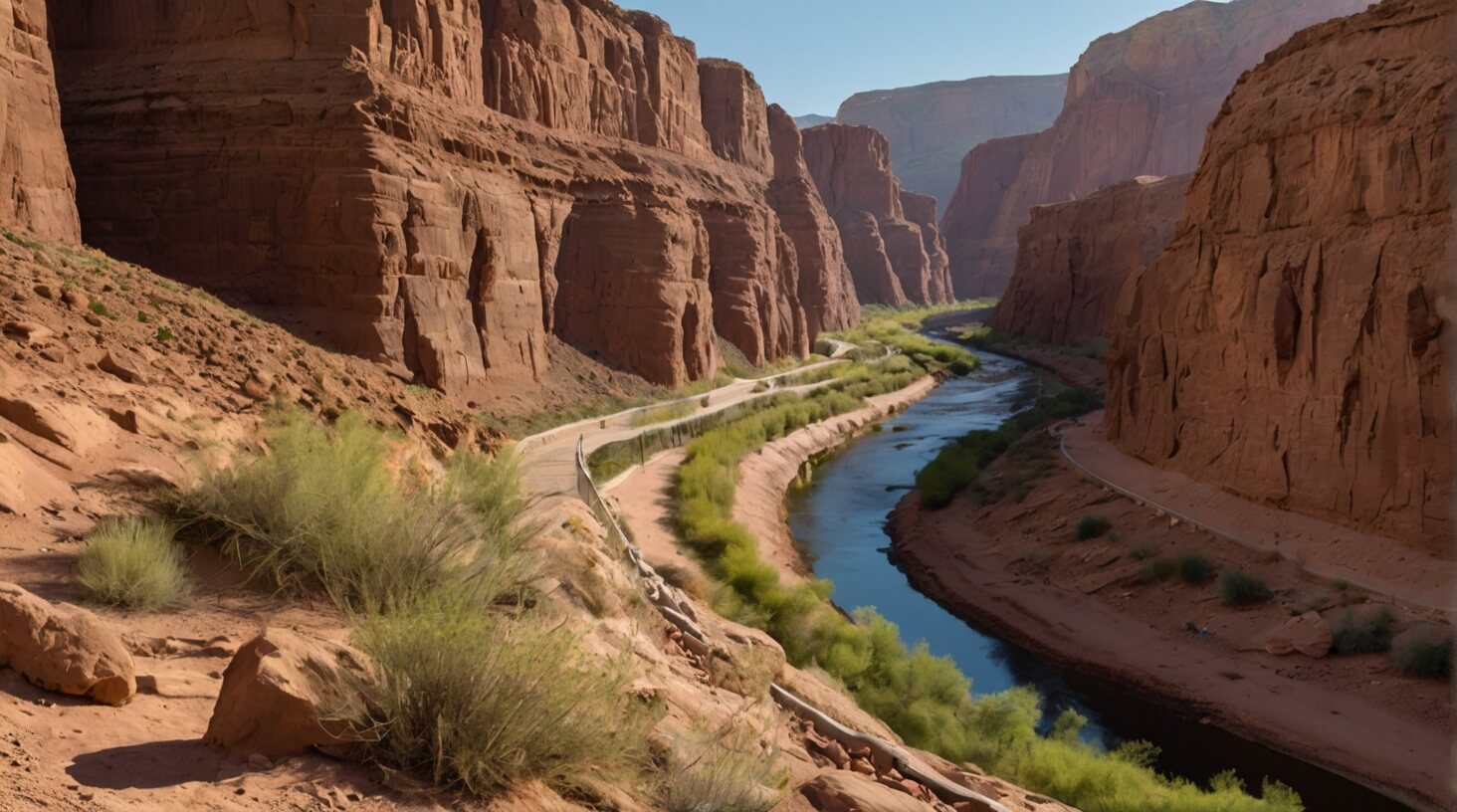 Dades Gorges Natural Erosion Patterns